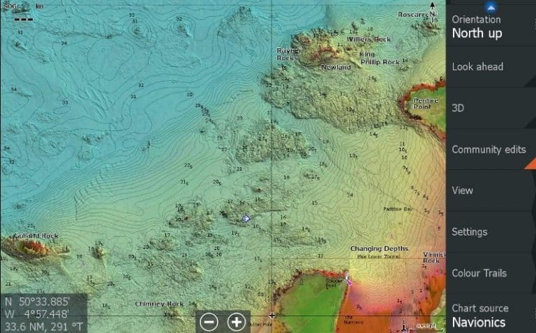 C-Map Reveal vs Navionics Platinum Comparison - FuncFish