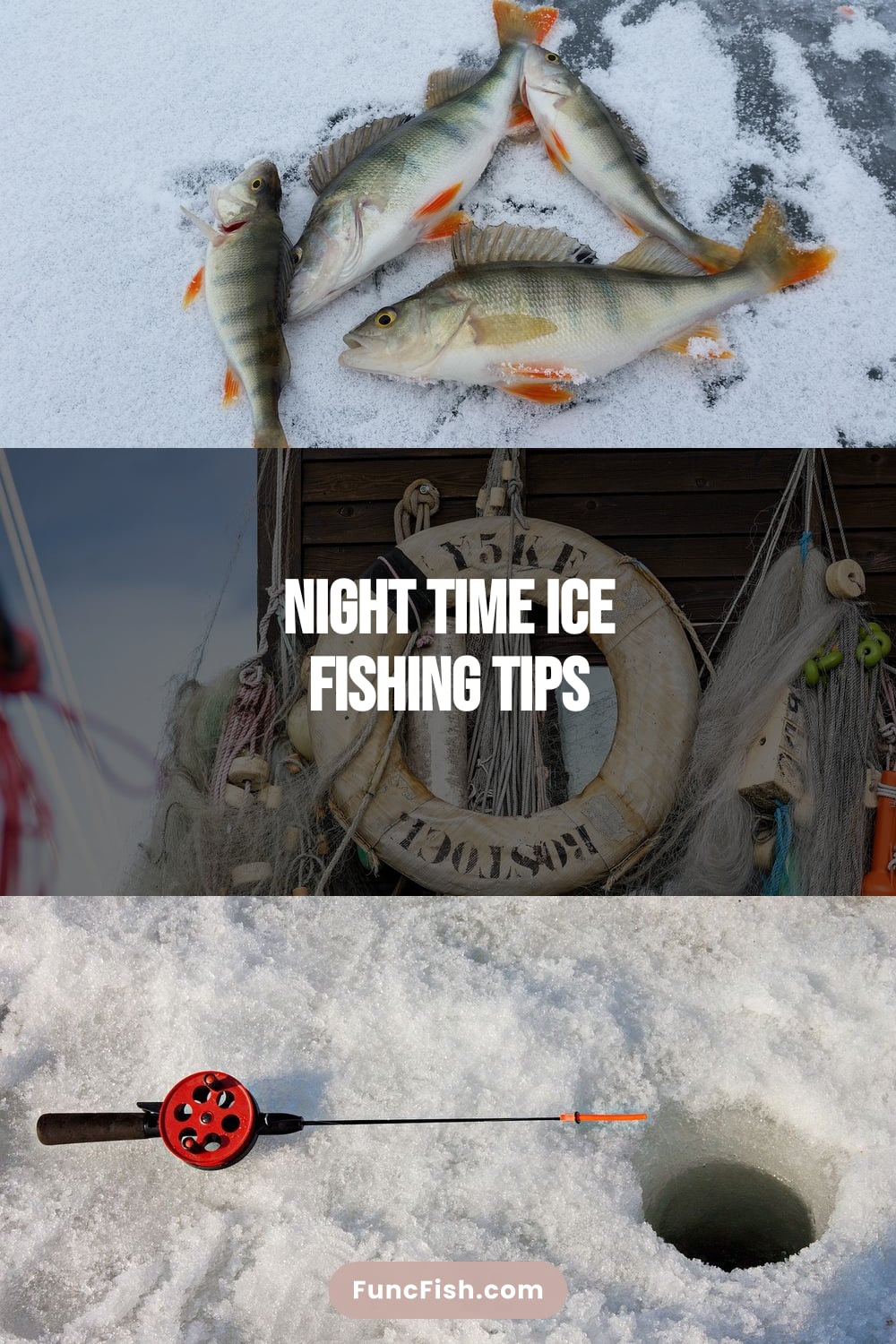 9 Night Time Ice Fishing Tips to Catch More Fish - FuncFish
